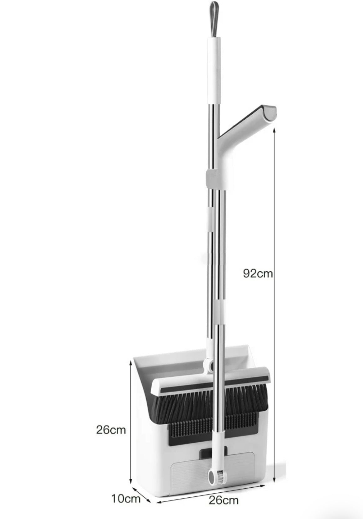Stainless steel Foldable rotating broom, brush and dustpan (3sets ...