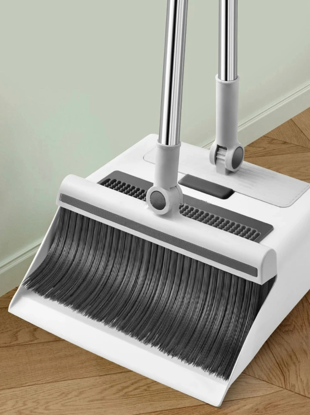 Stainless steel Foldable rotating broom, brush and dustpan (3sets ...