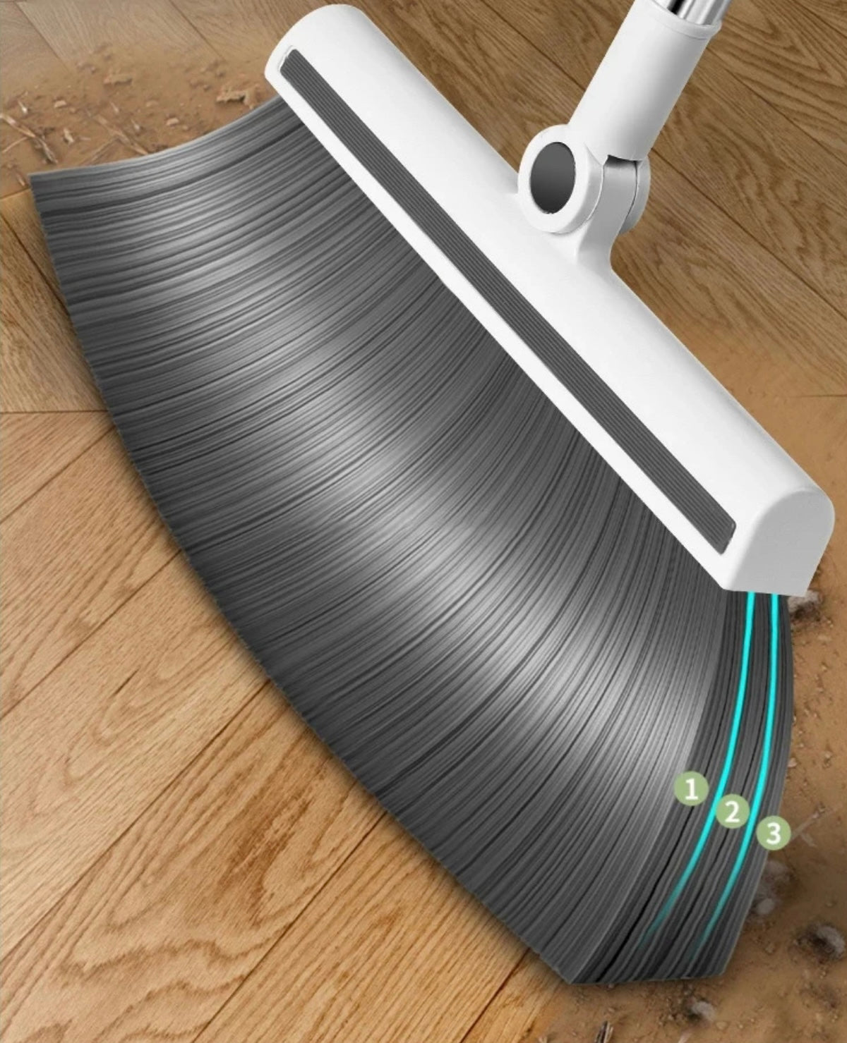 Stainless steel Foldable rotating broom, brush and dustpan (3sets) – Innovative Solutions Plus