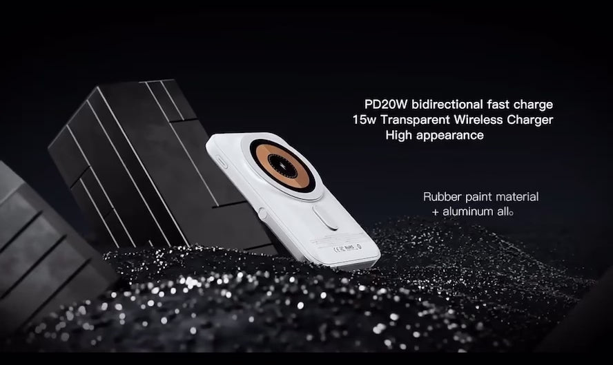 INNOVATIVE Magnetic Power Bank LED 15Watt 10000mAh,2-in-1 for Magsafe ...